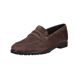 Slipper Paul Green "Paul Green Slipper Leder", Damen, Gr. 37,5, braun, Leder, Schuhe Slipper