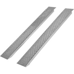 Al-Ko Auffahrrampe "gerade", silber, B/H/L: 200cm, Rampen, 2 m, belastbar bis 400 kg