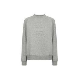 Strickpullover Levete Room "Levete Room Sweater LR-NUKA 11", Damen, Gr. L, 99110 lt grau melange, Obermaterial: 80% Baumwolle, 20% Polyester, Pullover Strickpullover