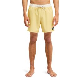 Boardshorts Quiksilver "One Piece Solid 16", Herren, Gr. L, pampas, Obermaterial: 95% Microfaser, 5% Elasthan;, Hosen
