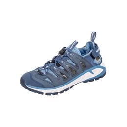 Outdoorschuh Meindl "Meindl Brindisi Lady Comfort fit PW", Damen, Gr. 40, blau (jeans, hellblau), Mesh, Nubukleder, unifarben, Basic, Schuhe Outdoorschuh, Comfort fit mehr Platz im Vorfu&szlig;bereich und festen Halt in der Ferse