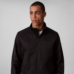 Bomberjacke Calvin Klein Jeans "LS PADDED HARRINGTON JACKET", Herren, Gr. XL, schwarz, Web, Obermaterial: 100% Polyester, unifarben, regular fit normal, Rundhals, eingesetzt elastischer Bund, Jacken Bomberjacke, Mit Rundhalsausschnitt mit Stehkragen