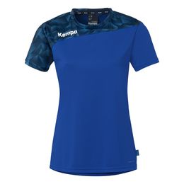 Trainingsshirt Kempa "Trainings-T-Shirt Athletics 29 Women", Damen, Gr. L, blau (royal, marine), Obermaterial: 100% Polyester Pol. recyc.., Shirts