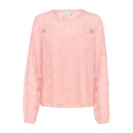 Langarmbluse Kaffe "Langarm-Bluse KAsilja", Damen, Gr. 34, rosa (misty rose), Obermaterial: 60% Baumwolle CO. 40% Polyamid PA., Blusen