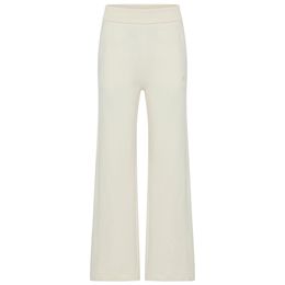 Jogger Pants BOSS Orange "Endless Premium Damenmode", Damen, Gr. S, N-Gr, open wei&szlig; 118, Sweatware, Obermaterial: 100% Baumwolle, unifarben, gerade lang, Hosen, mit geripptem Bund, gerade geschnitten