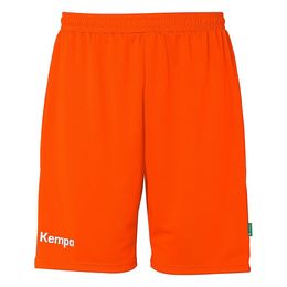 Shorts Kempa "Shorts Performance", Herren, Gr. L, US, orange (fluo orange), Obermaterial: 100% Polyester Pol. recyc.., Hosen Shorts