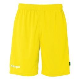 Shorts Kempa "Shorts Team Kids", M&auml;dchen, Gr. 152, N-Gr, gelb (limonengelb), Obermaterial: 100% Polyester Pol. recyc.., Hosen Shorts
