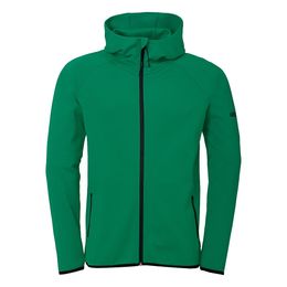 Trainingsjacke Uhlsport "Kapuzenjacke ID", Herren, Gr. 3XL, blau (lagune), Obermaterial: 72% Baumwolle CO(Bio). 28% Polyester Pol. recyc.., Jacken Trainingsjacke