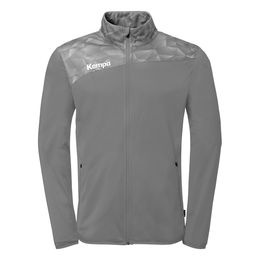 Trainingsjacke Kempa "Trainingsjacke Athletics 29 Poly", Herren, Gr. 4XL, grau (steingrau), Obermaterial: 100% Polyester Pol. recyc.., Jacken Trainingsjacke