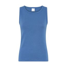 Pyjama CCDK COPENHAGEN "CCDK Copenhagen sleep shirt Anja", Damen, Gr. XL, riverside, Obermaterial: 68% Viskose, 27% Baumwolle, 5% Elasthan, Homewear-Sets Pyjama
