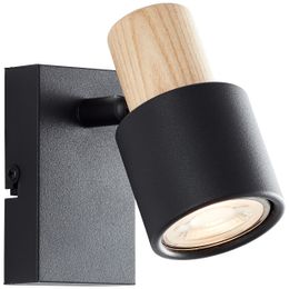 BRILLIANT LEUCHTEN Brilliant Pini Wandstrahler Schwarz, 1-flammig