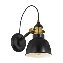 Eglo Leuchten Eglo THORNFORD Wandleuchte Br&uuml;niert, Schwarz, 1-flammig