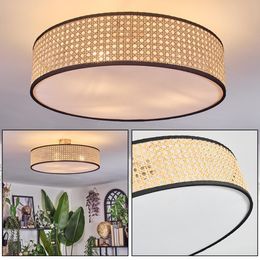 hofstein Foggia Deckenleuchte 50 cm Nickel-Matt, 3-flammig