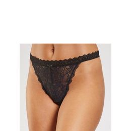 PETITE FLEUR GOLD BY LASCANA Tanga-Ouvert schwarz Gr. 32/34 f&uuml;r Damen