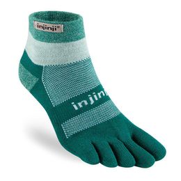 injinji Trail Midweight Mini Crew Bekleidung Unisex gr&uuml;n XL