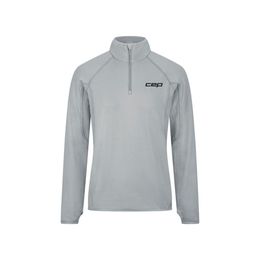 CEP Core Run Thermal Zip Shirt Long Sleeve Bekleidung Damen grau M
