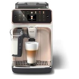 Philips Kaffeevollautomat "EP5547/90 5500 Series, 20 Kaffeespezialit&auml;ten (hei&szlig; oder eisgek&uuml;hlt)", wei&szlig; (ros&eacute;, wei&szlig;), B:24,6cm H:37,1cm T:43,3cm, Kaffeevollautomaten, LatteGo-Milchsystem, SilentBrew Technologie, Kaffeevollautomat, Topseller
