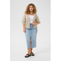 Kaffe Strickjacke Regular fit Feather Gray beige