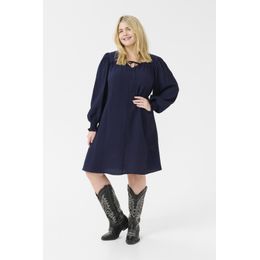 Kaffe Kleid A-shape dark blue
