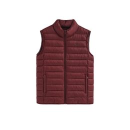 Weste Ultralight granatrot mit Rigby Go-Logo