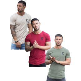 Gebunden durch Ehre | 3er Pack Herren Kurzarm-T-Shirt