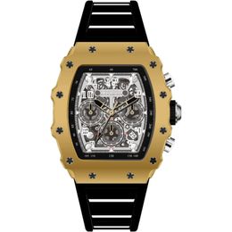 Invicta Racing 69698 Herrenuhr - Quarzwerk - Acryl mit silbernem Zifferblatt - 43 mm