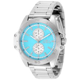 Invicta Speedway 50354 Herrenuhr - Quarzwerk - Edelstahl mit blauem Zifferblatt - 44 mm