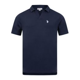 U.S. Polo Assn. Herren Poloshirt mit offenem Kragen