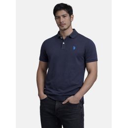 U.S. Polo Assn. Herren Poloshirt aus Baumwolle in Piqu&eacute;-Optik