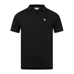 U.S. Polo Assn. Herren Poloshirt mit offenem Kragen