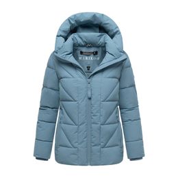 Marikoo Damen Winterjacke Kuschelnasee mit Kapuze und Fleecefutter