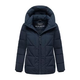 Marikoo Damen Winterjacke Kuschelnasee mit Kapuze und Fleecefutter