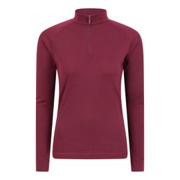 Mountain Warehouse - "Talus" Thermo-Top Rei&szlig;verschluss f&uuml;r Damen Lang&auml;rmlig (Pink)