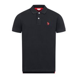 U.S. Polo Assn. Herren Poloshirt aus Baumwolle in Piqu&eacute;-Optik