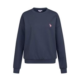 U.S. Polo Assn. Damen Sweatshirt Pullover aus Baumwoll-Stretch