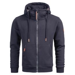 Alessandro Salvarini Herren Sweatjacke AS292 mit Kapuze & Rei&szlig;verschluss