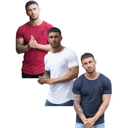 Ehre durch Loyalit&auml;t | 3er Pack Herren Kurzarm-T-Shirt