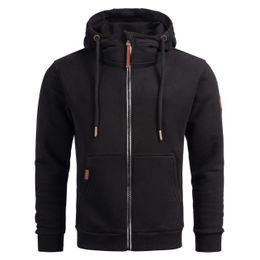 Alessandro Salvarini Herren Sweatjacke AS292 mit Kapuze & Rei&szlig;verschluss