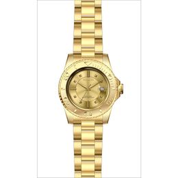 Invicta Pro Diver 50397 Herrenuhr - Quarzwerk - Edelstahl mit goldenem Zifferblatt - 40 mm