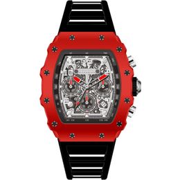 Invicta Racing 69710 Herrenuhr - Quarzwerk - Acryl mit silbernem Zifferblatt - 43 mm