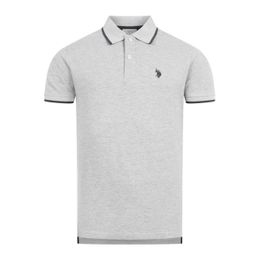 U.S. Polo Assn. Herren Poloshirt aus Baumwolle mit Kontrastdetails