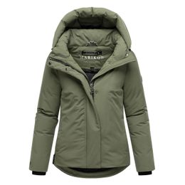 Marikoo Damen Winterjacke Yeminaa mit Kapuze & warmem Fleecefutter