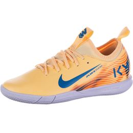 Nike JR ZOOM VAPOR 16 ACADEMY KM IC Fu&szlig;ballschuhe Kinder - Gr&ouml;&szlig;e 38 1/2 - orange
