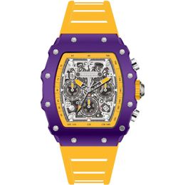 Invicta Racing 69699 Herrenuhr - Quarzwerk - Acryl mit silbernem Zifferblatt - 43 mm