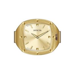 Invicta Mini Ring 50638 Damenuhr - Quarzwerk - Edelstahl mit goldenem Zifferblatt - 23 mm