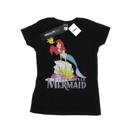 Disney - "The Little Mermaid Sea Friend" T-Shirt f&uuml;r Damen (Schwarz)