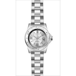 Invicta Pro Diver 49918 Herrenuhr - Quarzwerk - Edelstahl mit silbernem Zifferblatt - 40 mm