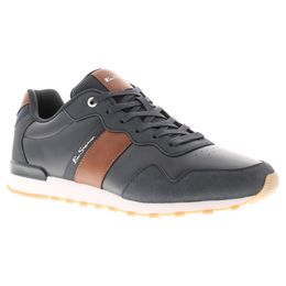 Ben Sherman Owen Retro Herrenblaue Turnschuhe