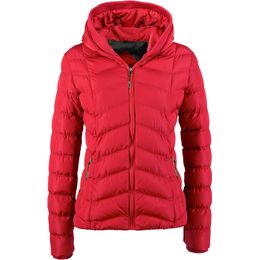 Steppjacke LPO "GILMOUR MELVILLE II Women", Damen, Gr. 36/38 (M), rot, 100% Polyester, figurbetont, mit innenliegendem Gummizug, Jacken Steppjacke, auch in Gro&szlig;en Gr&ouml;&szlig;en erh&auml;ltlich