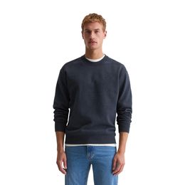 Marc O'Polo Sweatshirt MARC O'POLO "aus weicher Bio-Baumwolle", Herren, Gr. S, schwarz navy, Obermaterial: 100% Baumwolle, unifarben, relaxed fit, Sweatshirts Sweatshirt